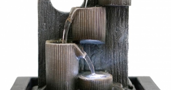 Szobaszökőkút Három kosár Feng-shui